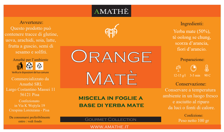Amathè : Infusi funzionali con Yerba Mate per sport focus e benessere ...
